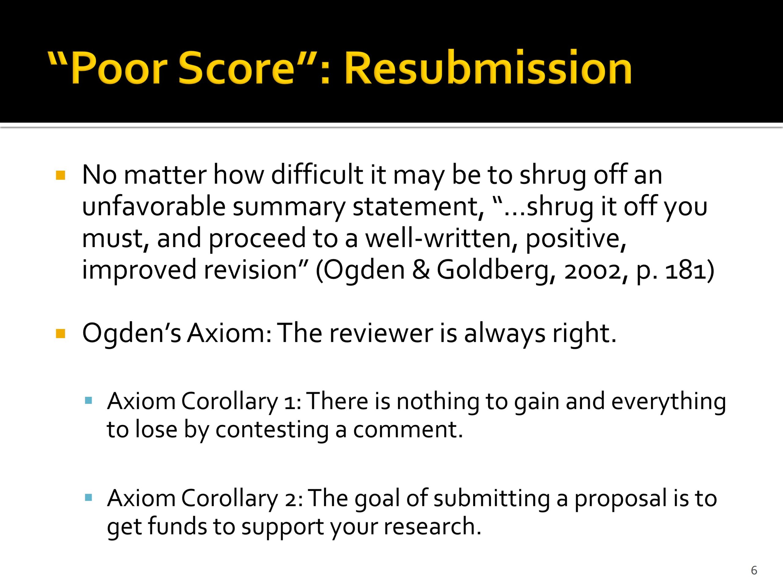 Deciphering the Summary Statement and Responding Appropriately Part II ...